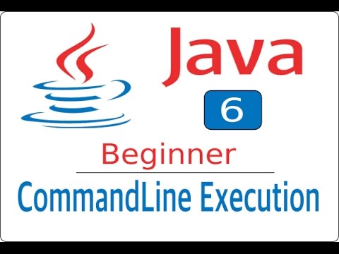 Java Beginner Tutorial 6 Commandline Execution Automation Step By Step